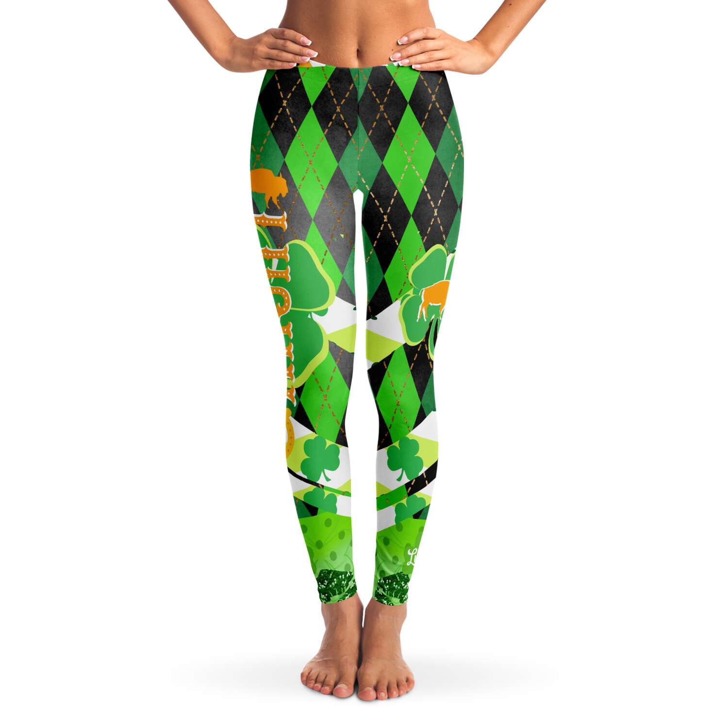 St Patricks Day yoga pants – Timber Lady Designs